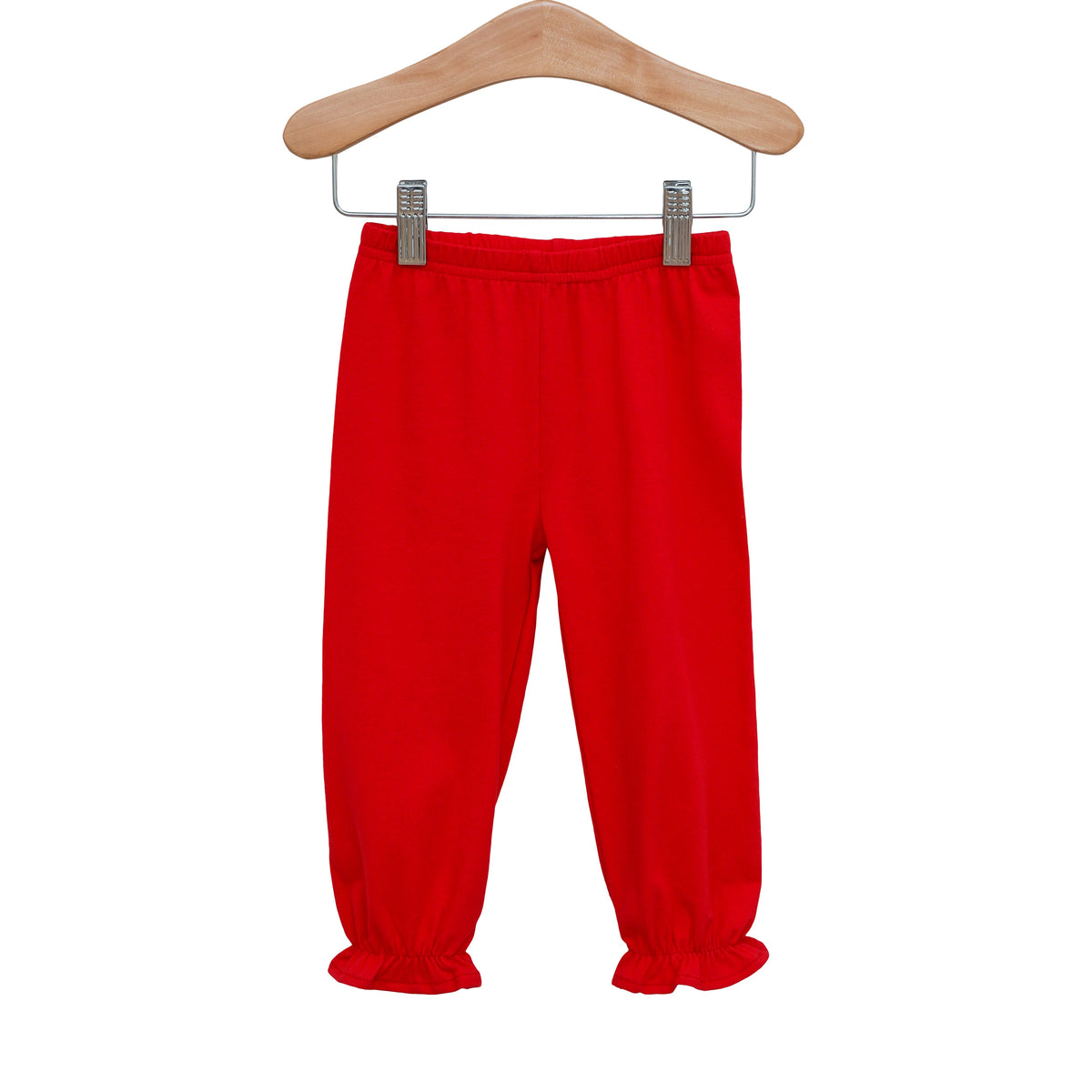 Bloomer Pants- Red Ruffle – Trotter Street Kids