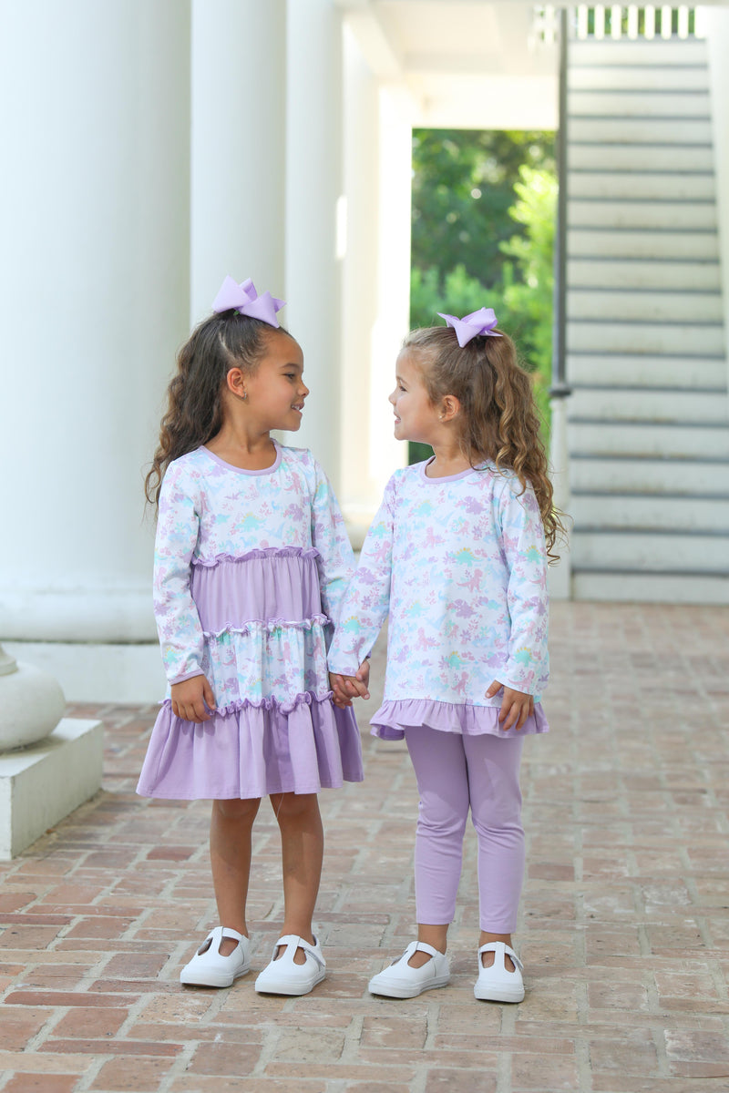 Dino Adventures Ruffle Pants Set – Trotter Street Kids