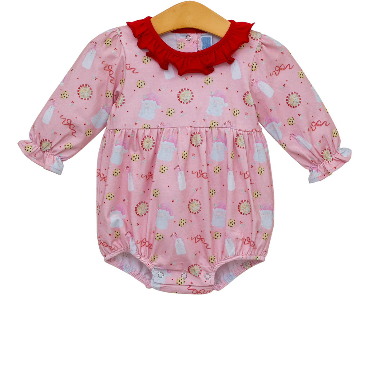 Milk & Cookies Ruffle Bubble – Trotter Street Kids